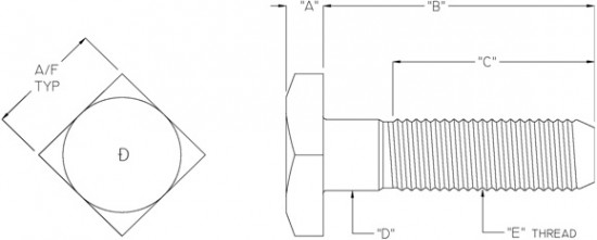 Square Head Bolts & Screws | B&D Cold Headed Products